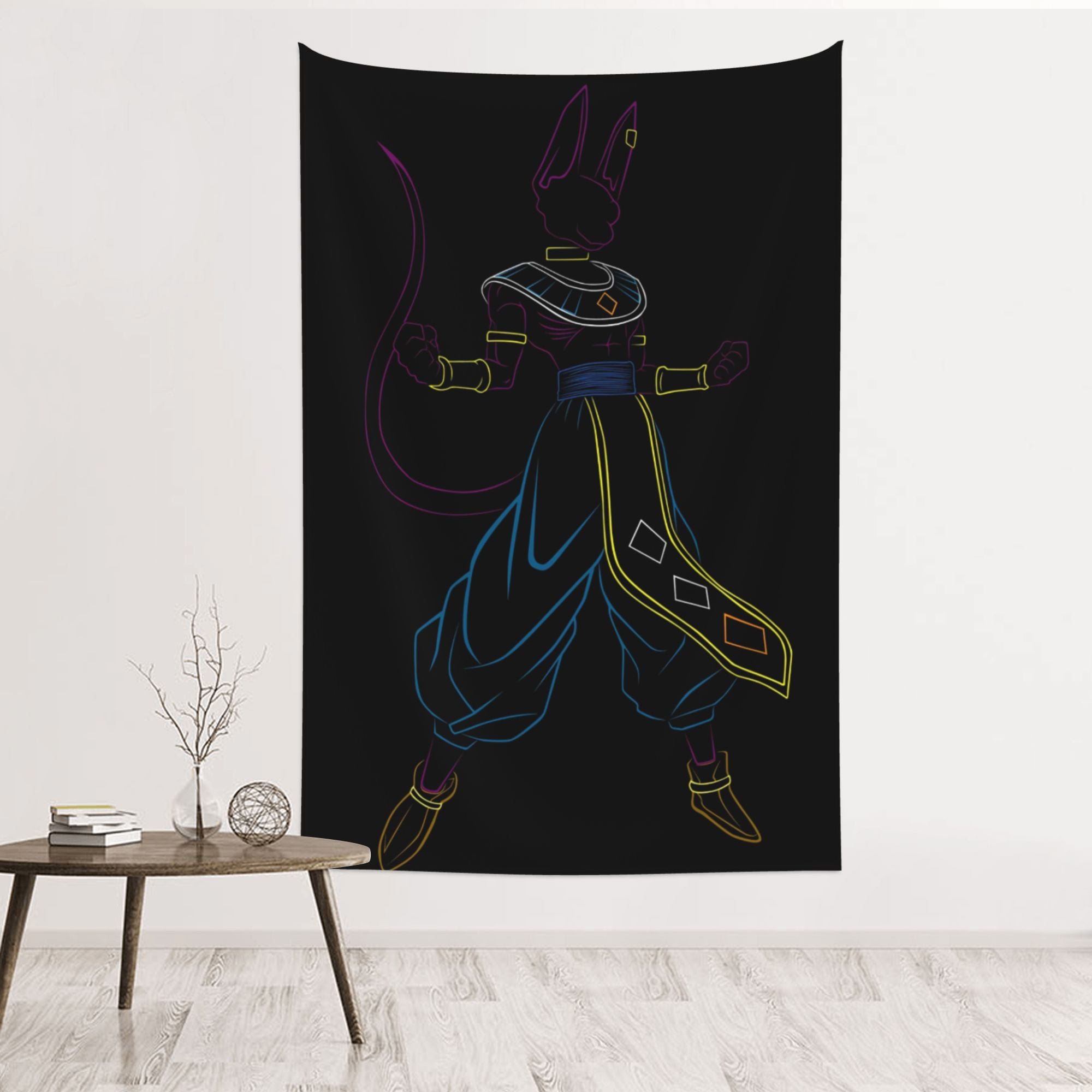 Beerus Tapestry Aesthetic Wall Hanging for Living Room Bedroom Art ...