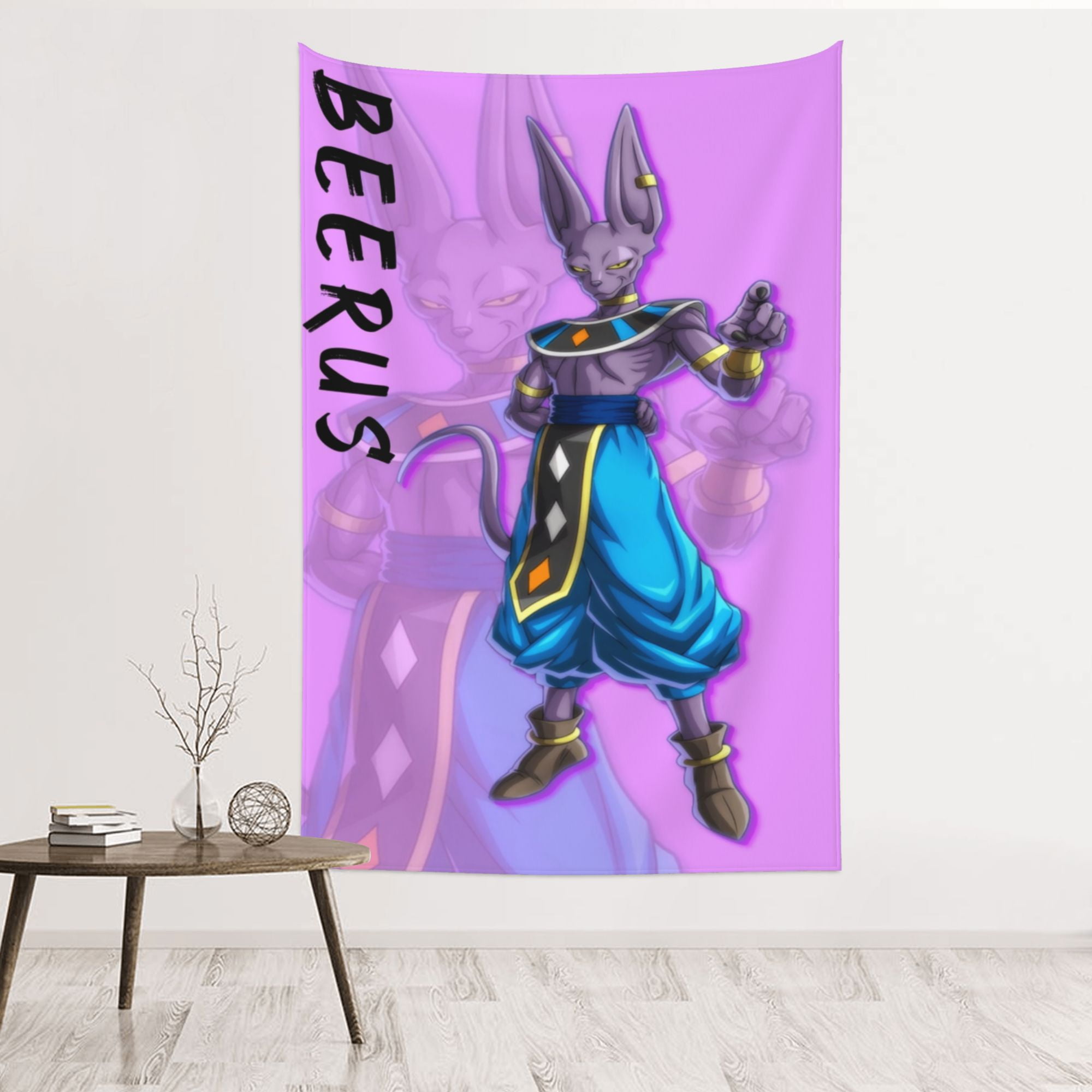 Beerus Tapestry Aesthetic Wall Hanging for Living Room Bedroom Art ...