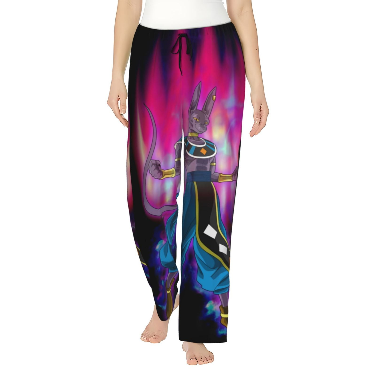 Beerus Women's Pajama Pants Ultra Soft Comfy Sleep Lounge Pants Cartoon ...