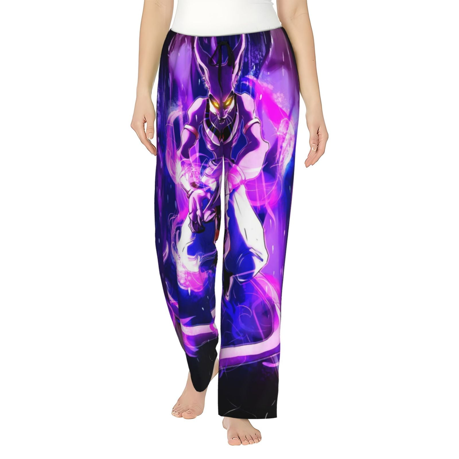 Beerus Women's Pajama Pants Ultra Soft Comfy Sleep Lounge Pants Cartoon ...