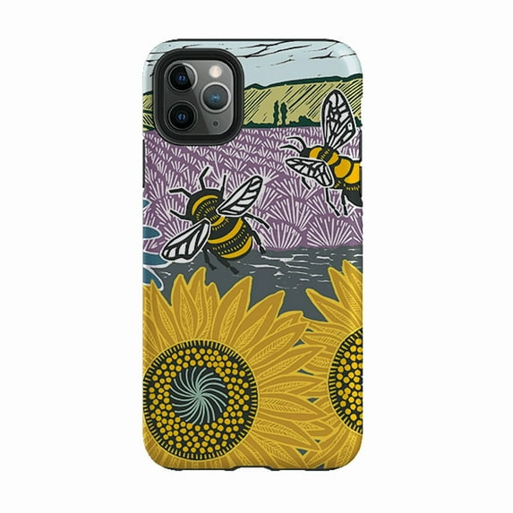 Bees And Sunflowers Floral Art Phone Case for iPhone 16 15 14 13 12 11 Pro Max - Walmart.com