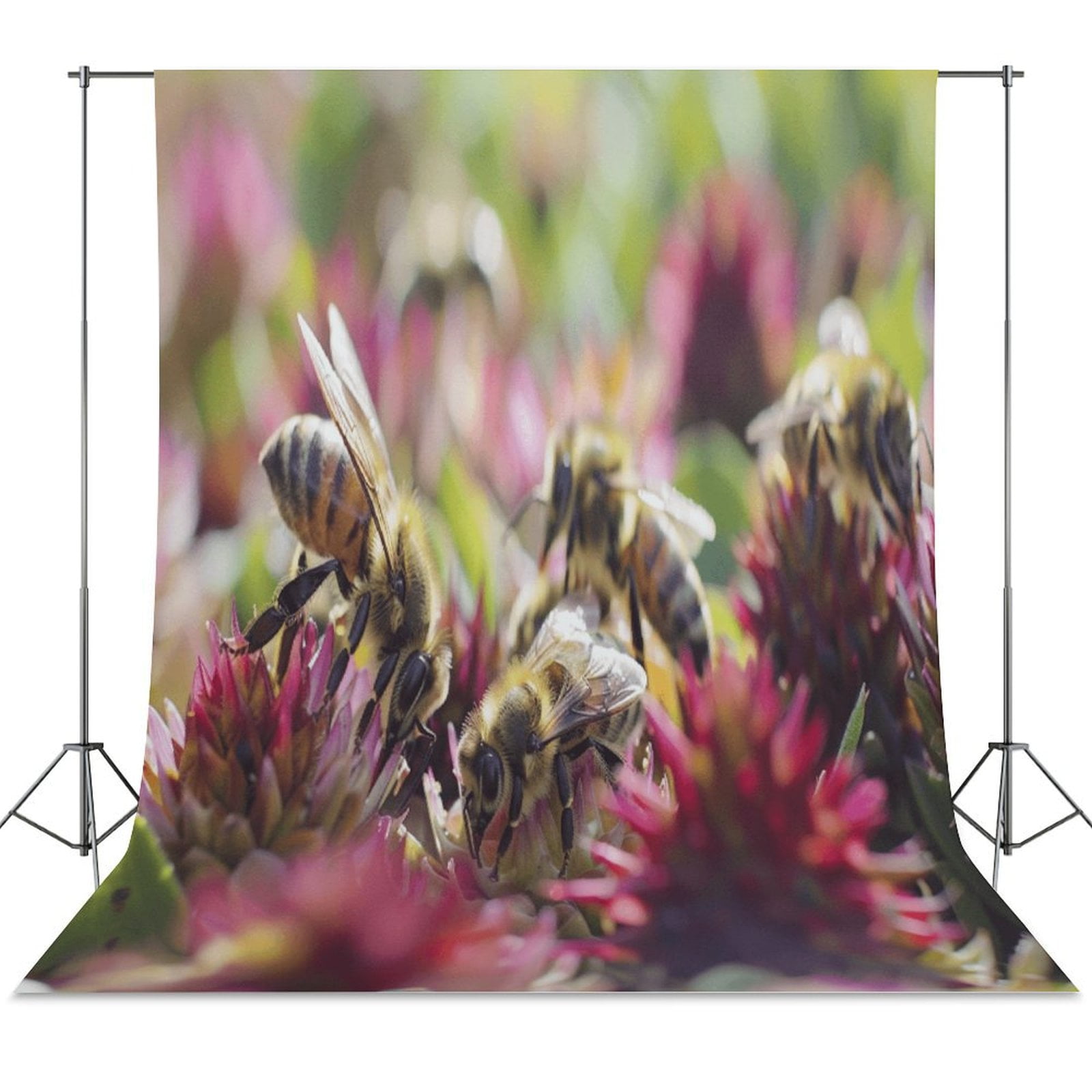 Bees Collect Honey Backdrop Background for Photography Photo Booth ...