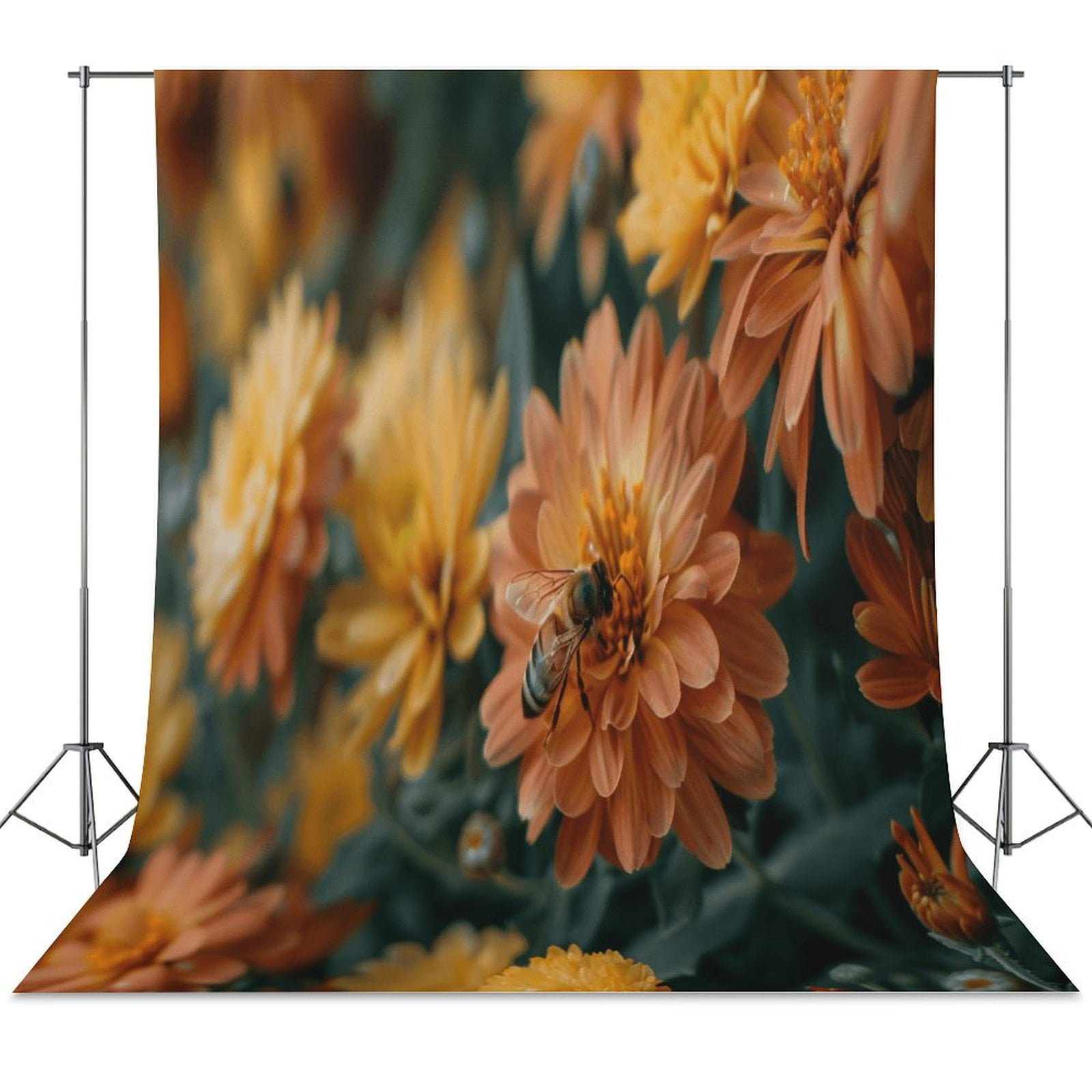 Bees Collect Honey Backdrop Background for Photography Photo Booth ...