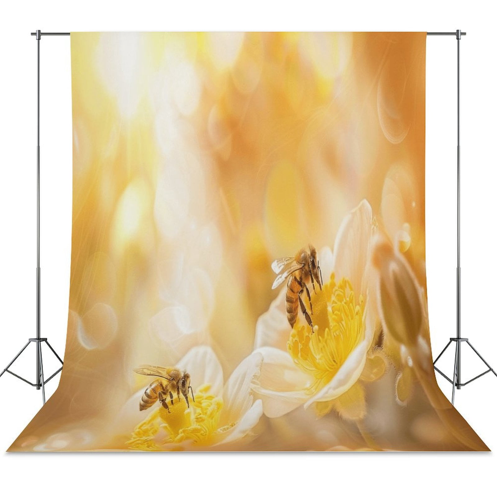 Bees Collect Honey Backdrop Background for Photography Photo Booth ...