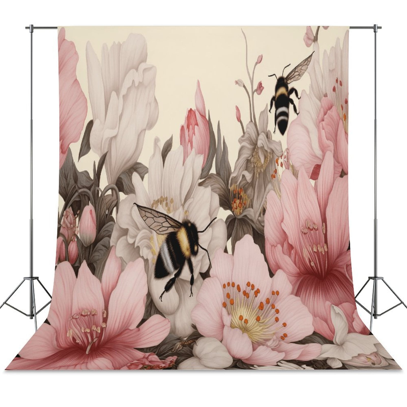 Bees Collect Honey Backdrop Background for Photography Photo Booth ...