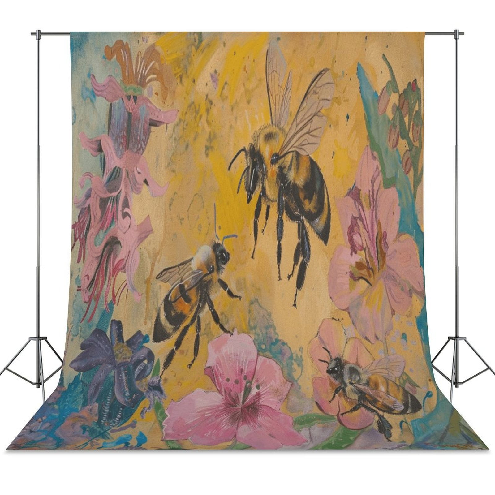 Bees Collect Honey Backdrops for Photography for Party Backdrop Wedding ...