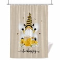 Bees Dwarf Shower Curtains for Bathroom, Daisy Honey Farm Vintage ...