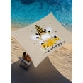 Bees Dwarf Sun Shade Sail 12' x 16', Daisy Honey Farm Vintage Rectangle ...