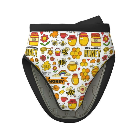 Bees And Honey 1 Oven Mitts Heat Resistant, Soft Lining Silicone Mini ...