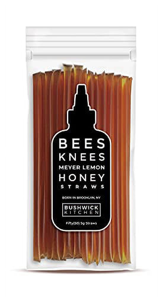 Bees Knees Meyer Lemon Honey Sticks, 50 Sticks, 1tsp Each, Wildflower ...