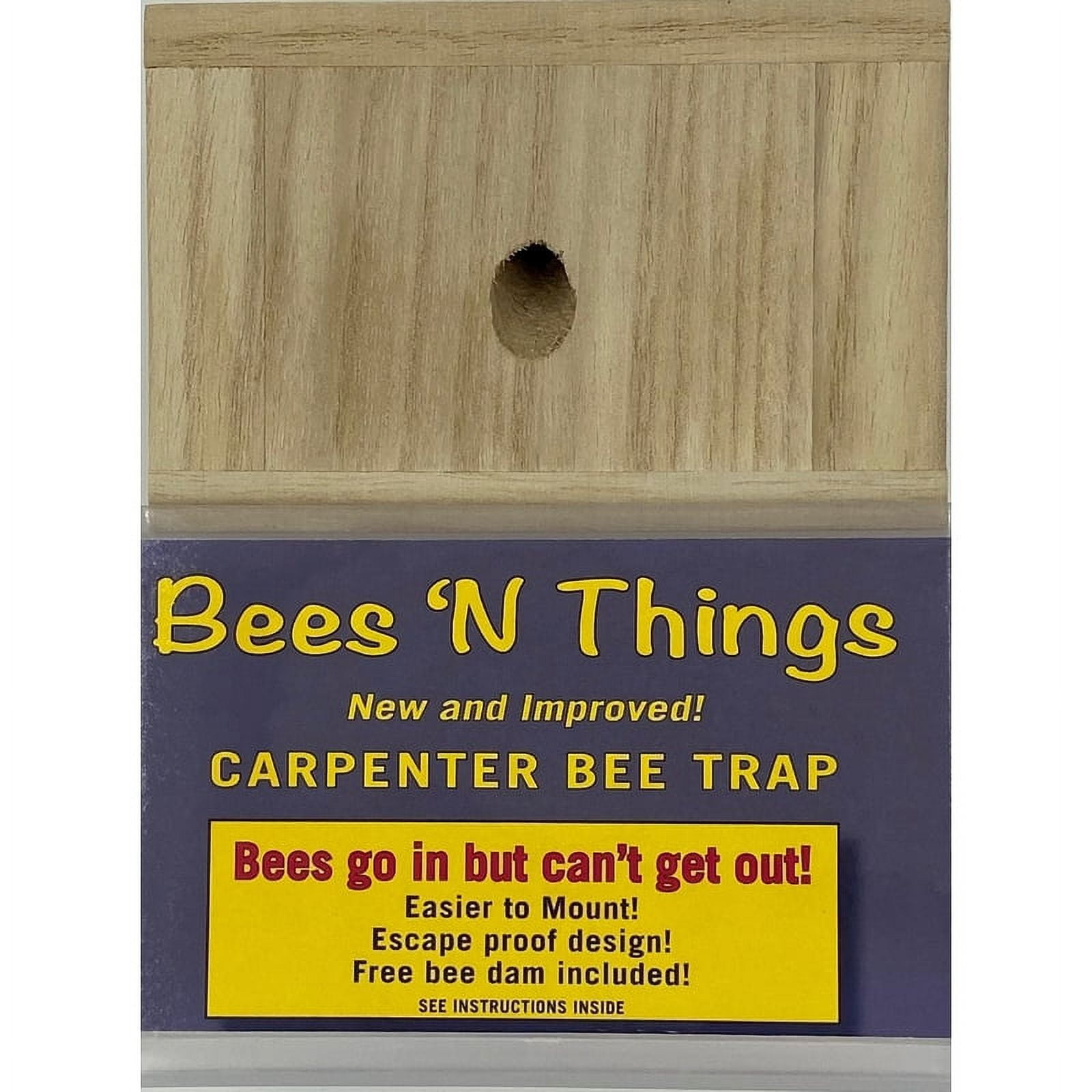 Bees N Things Outdoor Carpenter Bee Trap - Walmart.com