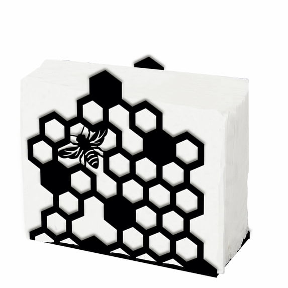 Bees Napkin Holder for Tables Hive Bees Vintage Tissue Holder for ...