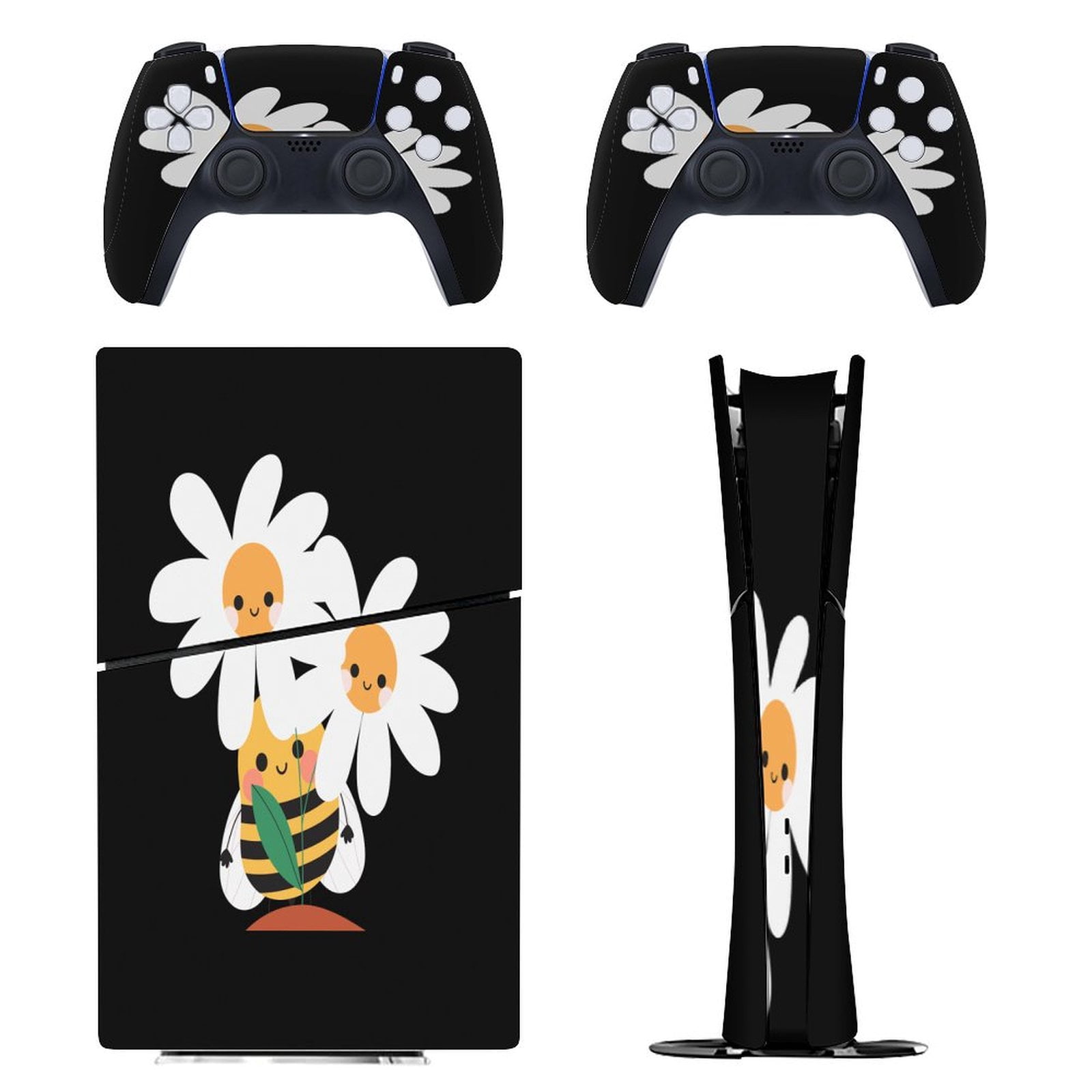 Bees PS5/PS5 Slim Digital Disc Skin Sticker For Console And Controller ...