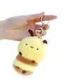 Bees Plush Doll Key Holder Stuffed Toy Shaped Keychain Bag Pendant ...