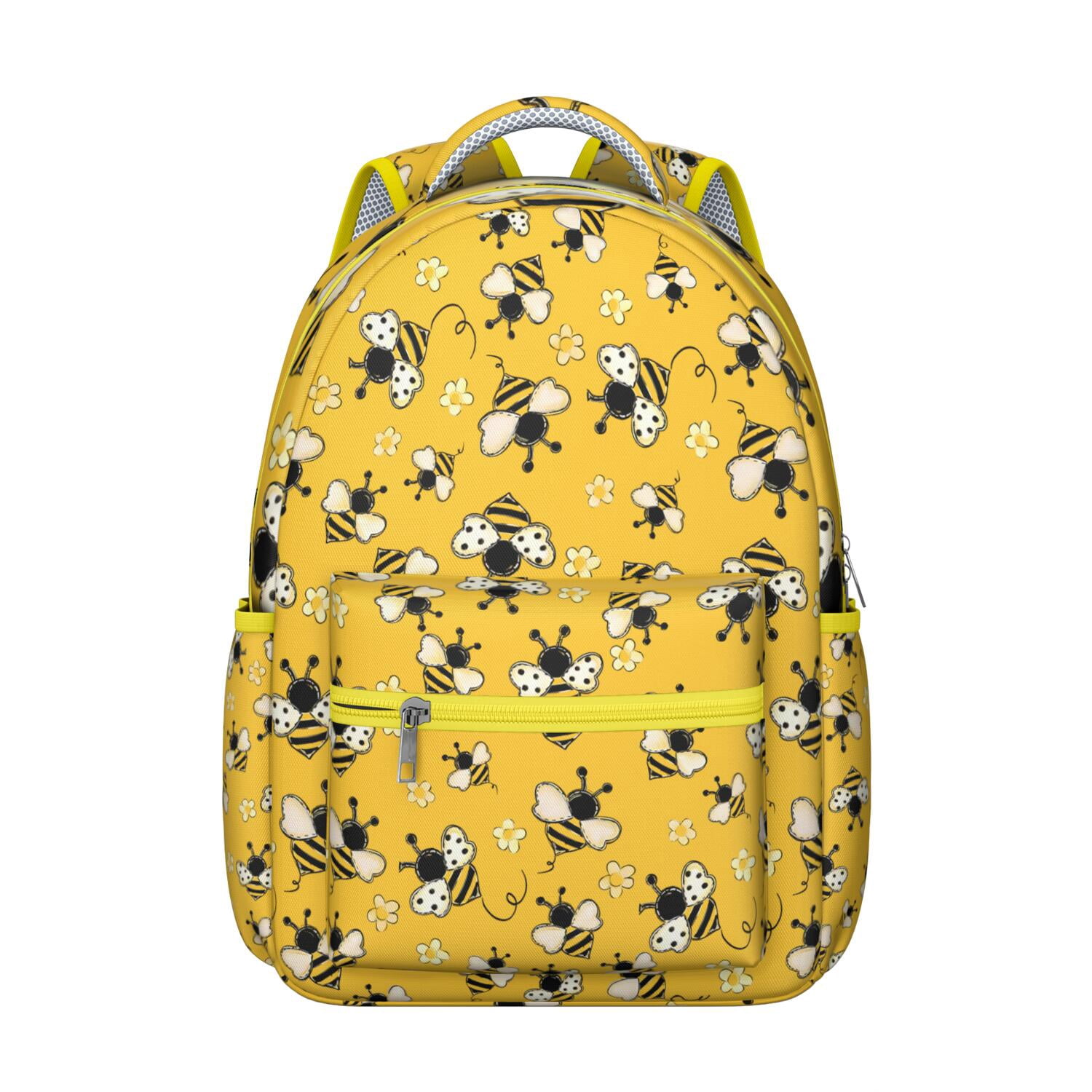 Bees Vintage Backpack - Retro-Inspired Bookbag for College, Waxed ...