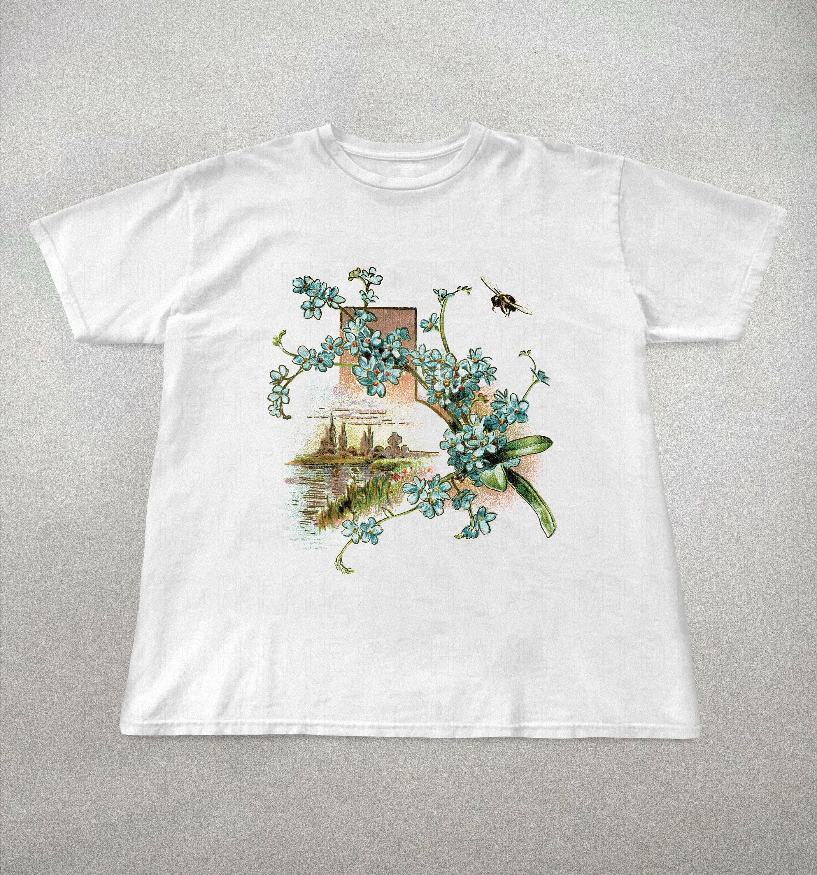 Bees and Flowers Shirt, Unisex cotton shirts, Nature Shirts, Gifts for ...
