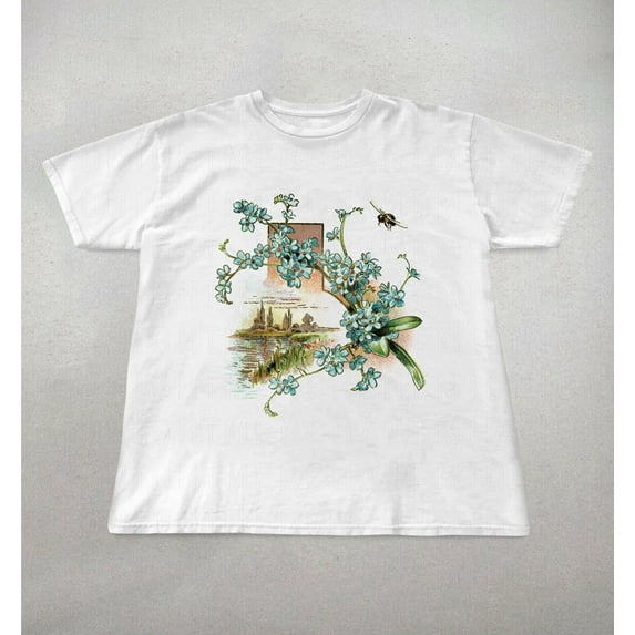 Bees and Flowers Shirt, Unisex cotton shirts, Nature Shirts, Gifts for ...