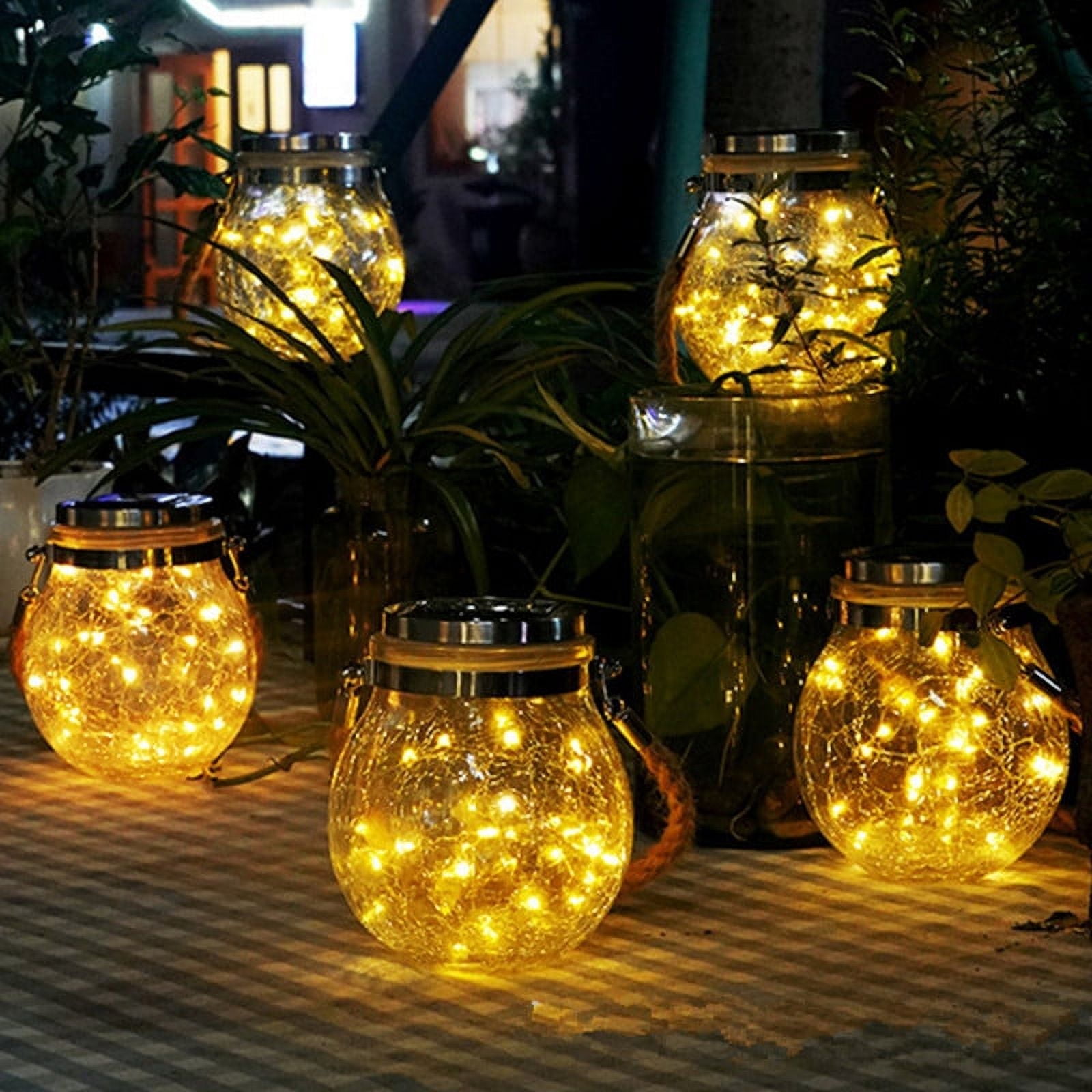 BeesClover 30 LEDs Solar Night Light Head, Wishing Lamp Head Outdoor ...