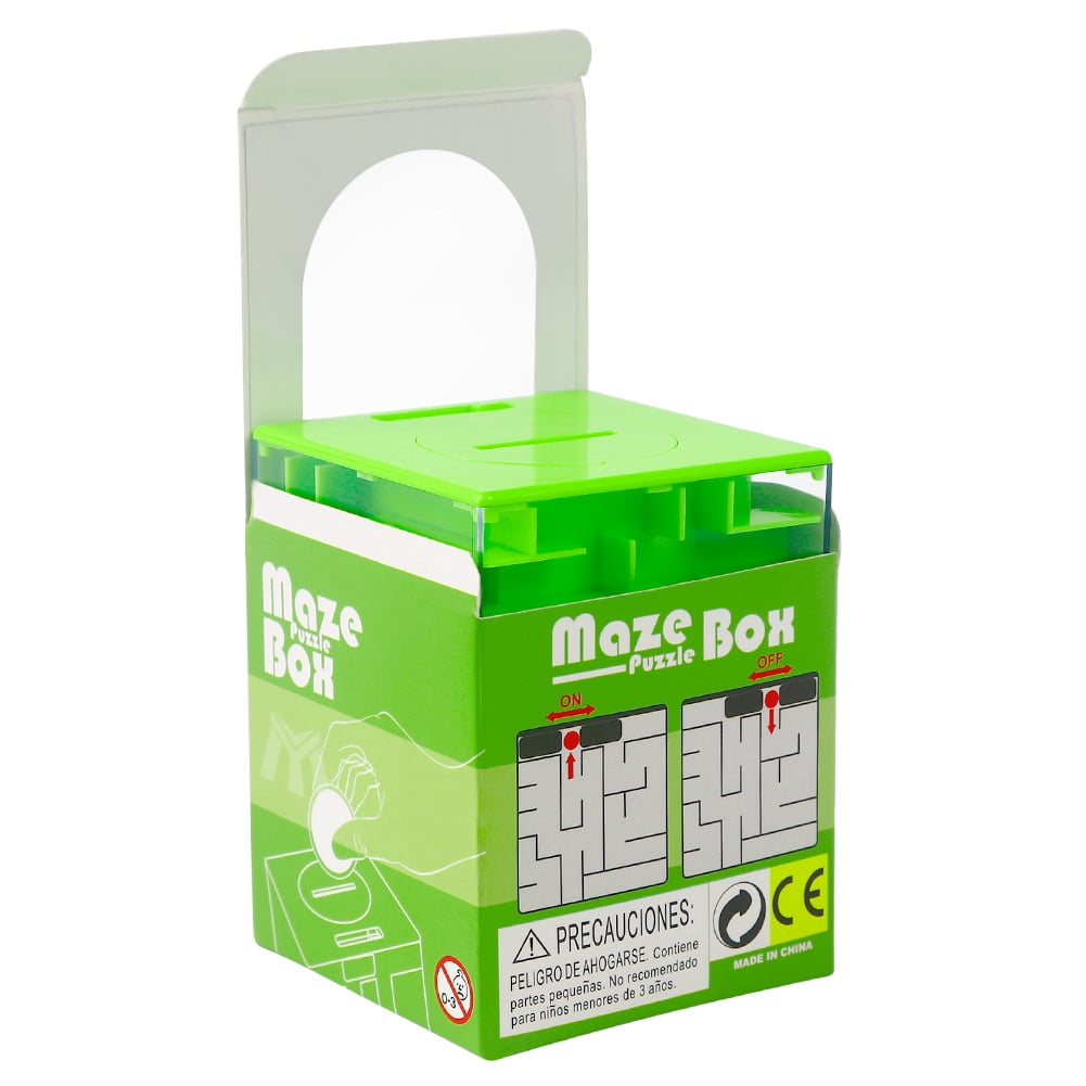 BeesClover Maze Puzzle Money Box Money Saving Box, Maze Money Cube Bank ...