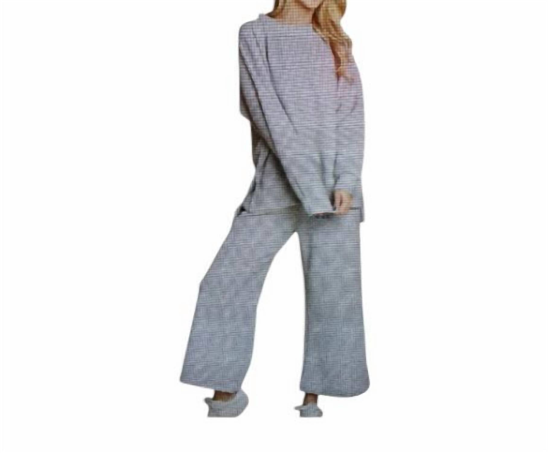 Beeson River Womens Solid Textured Matching Set - Walmart.com