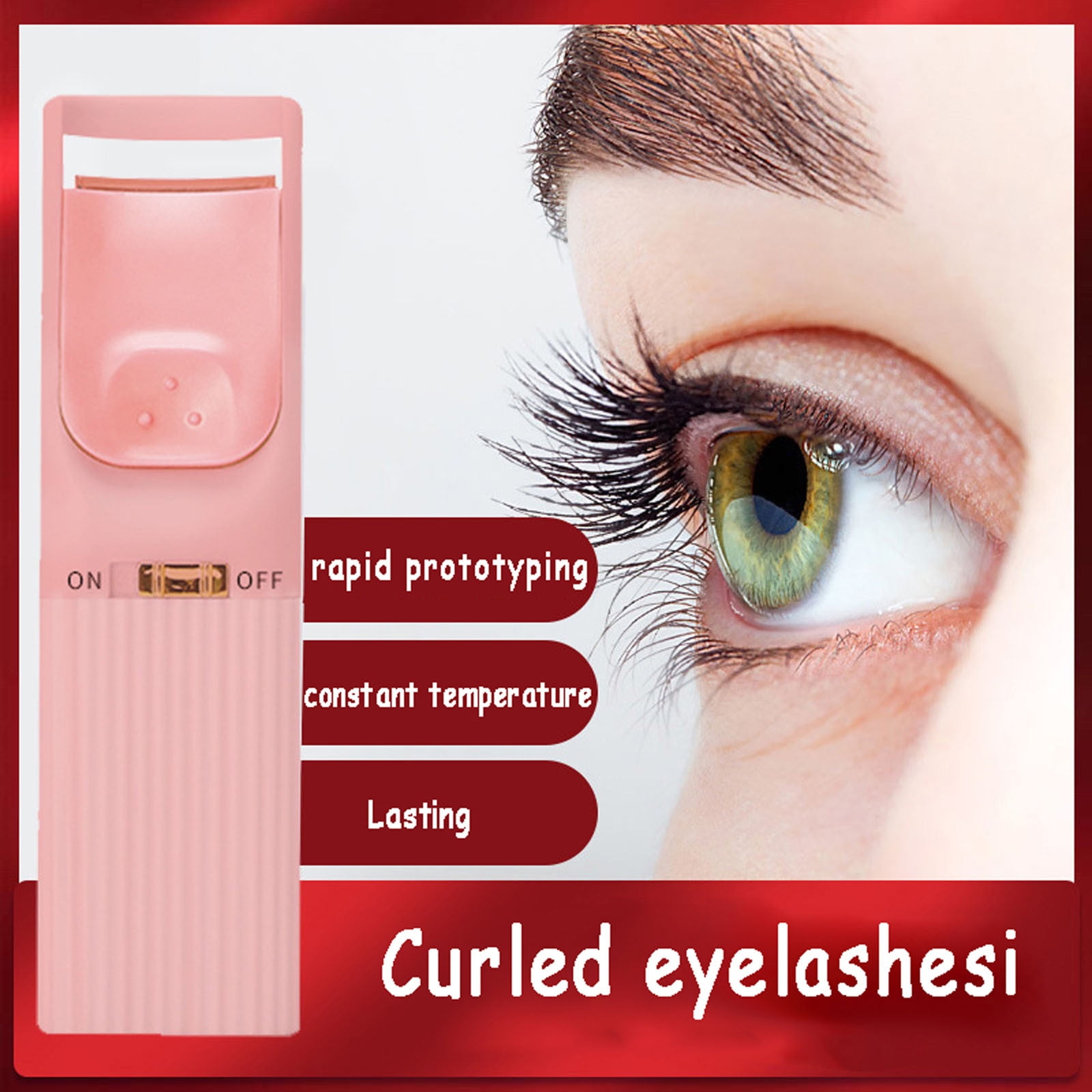 Beessbest Heated Eyelash Curler Intelligent Temperature Control Eyelash ...