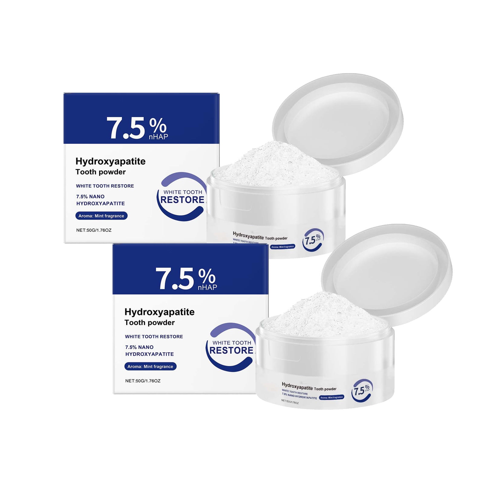 Beessbest Nano-Hydroxyapatite Tooth Powder - 7.5% Enamel ...