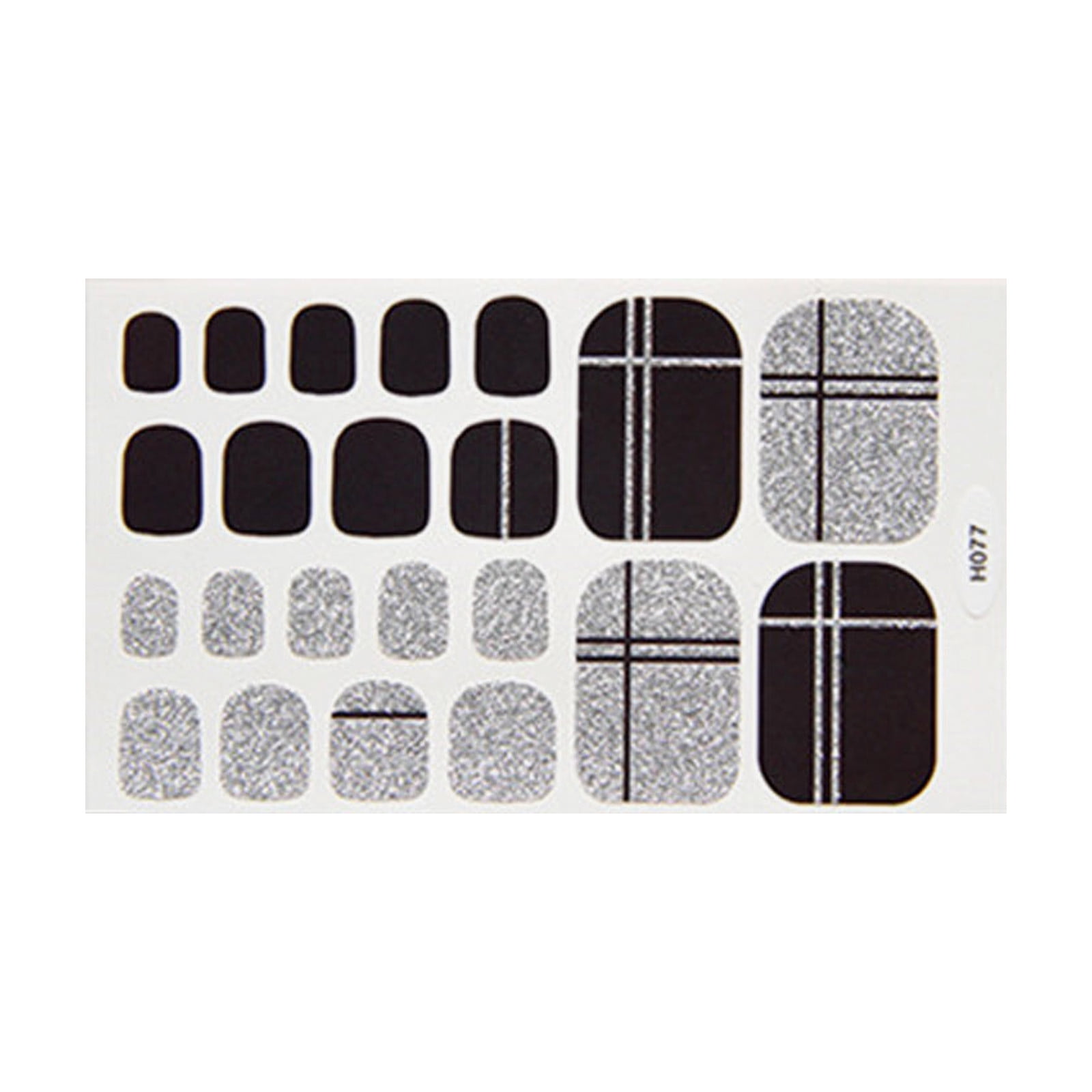 Beessbest Pink Foot Nail Sticker for Women & Girl, Water-Proof Toe Nail ...