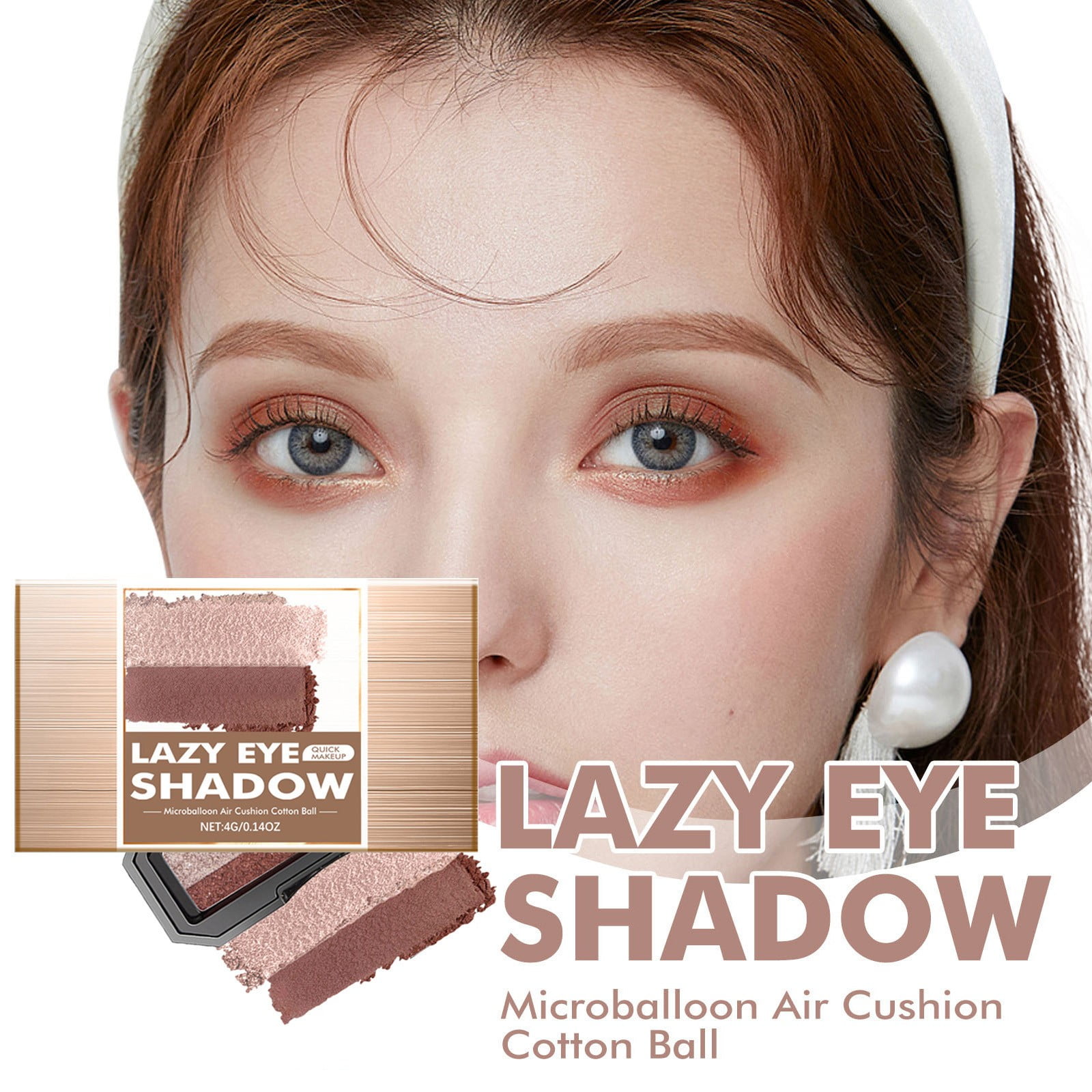 Beessbest Single Eyeshadow Makeup, Waterproof Natural Mini Eyeshadow ...