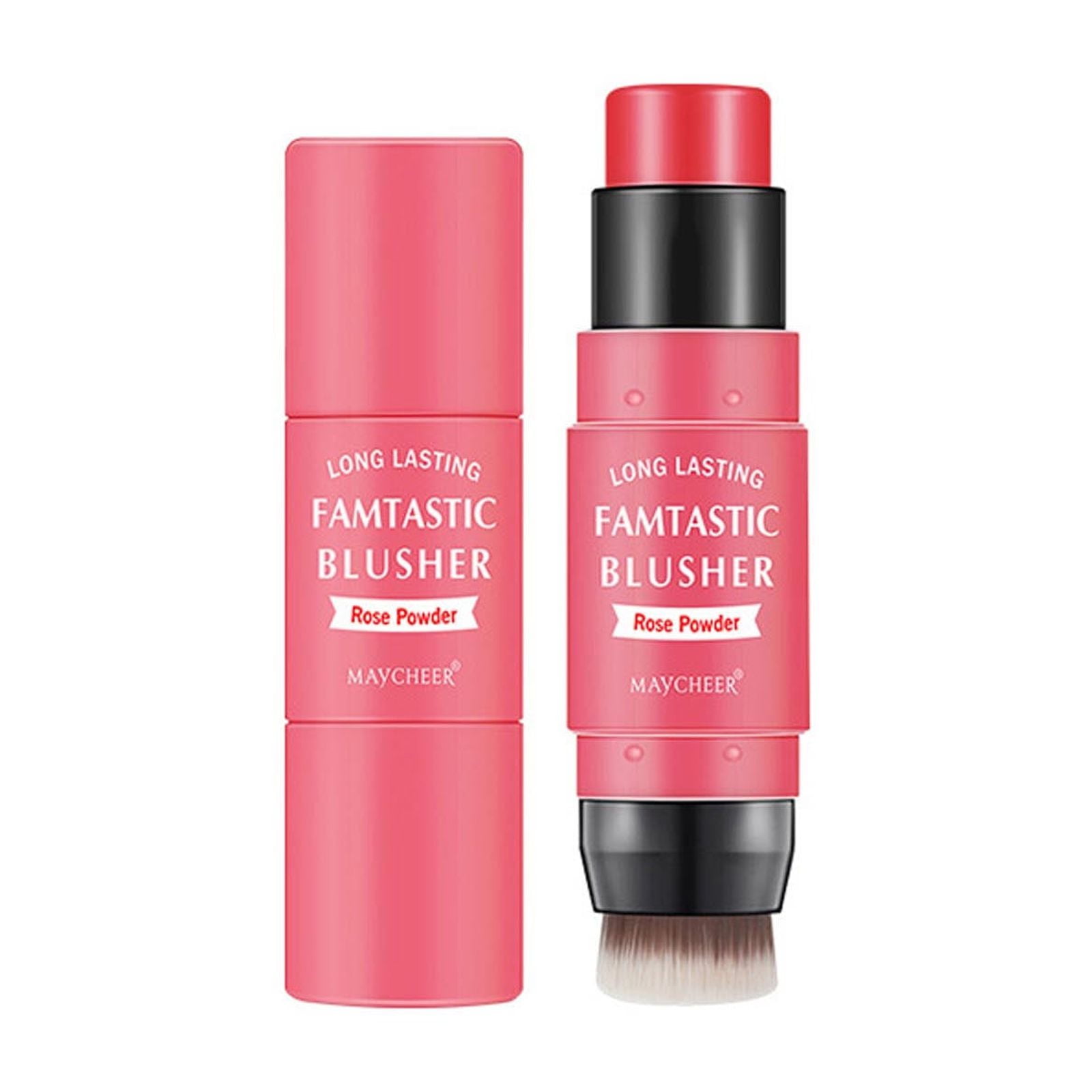 Beessbest Waterproof Multi Cream Blush Stick with Brush, Lightweight, Long-Lasting, Easy to Use ...