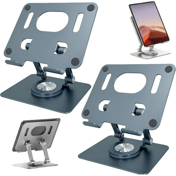 Beeswan Rotating Stand for Laptop, 2025 Upgraded 360° Swivel Laptop ...