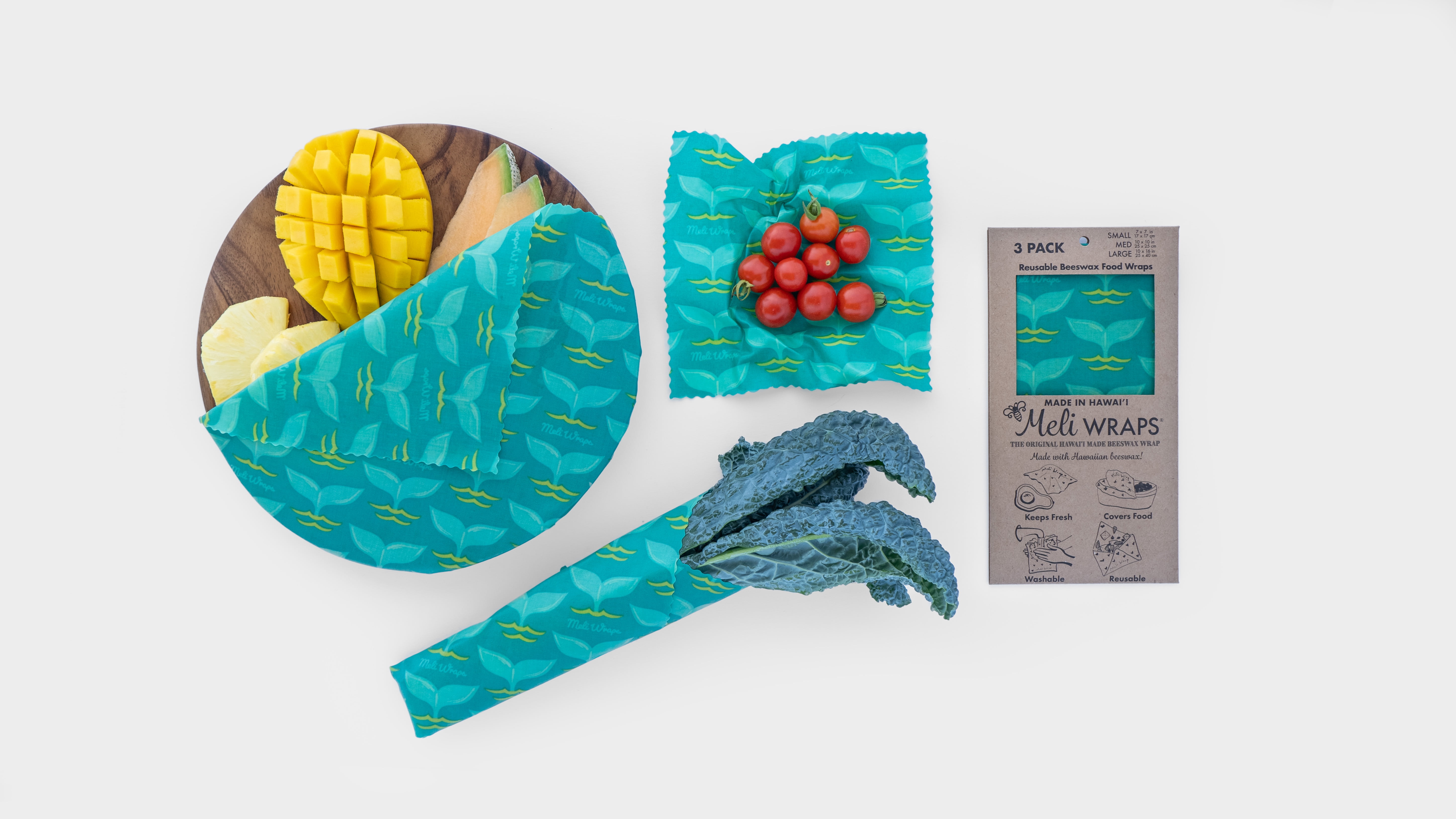 Beeswax Food Wrap - Tails Print - Walmart.com