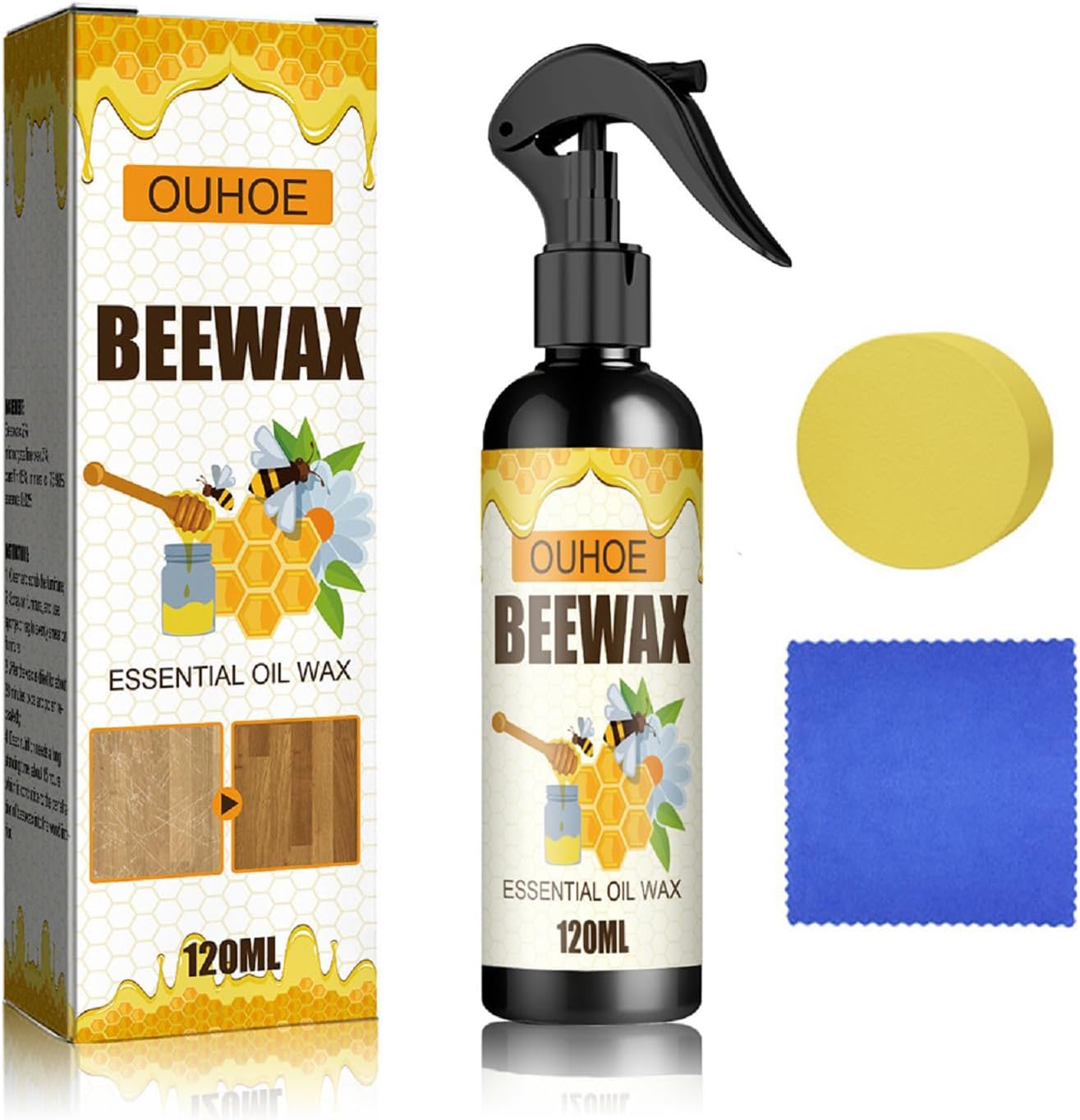 Beeswax Furniture Polish, Beeswax Essential Oil Furniture Cleaning and ...