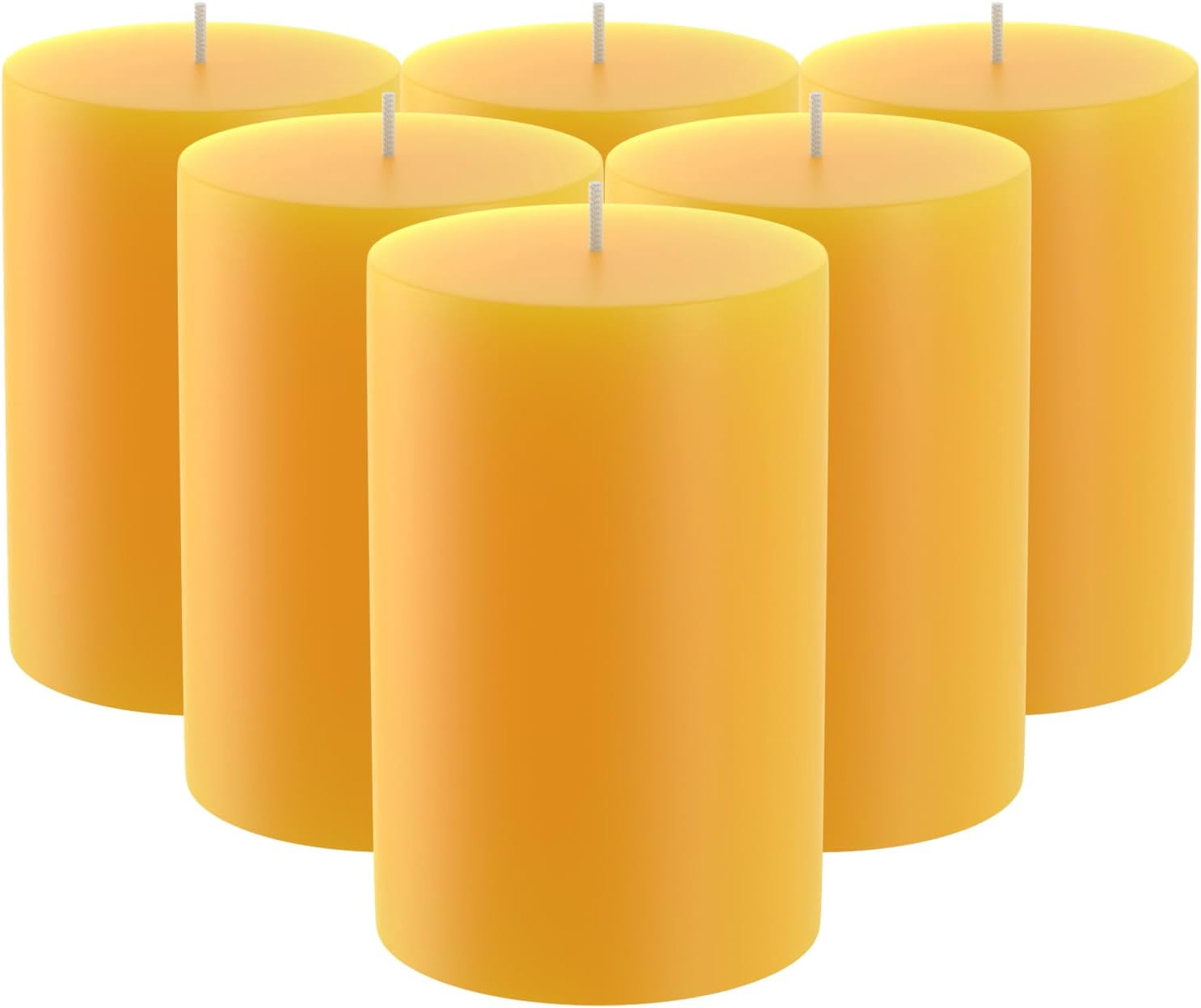 Beeswax Pillar Candles-120 Hours Long Time Beeswax Candles | Bees Wax ...