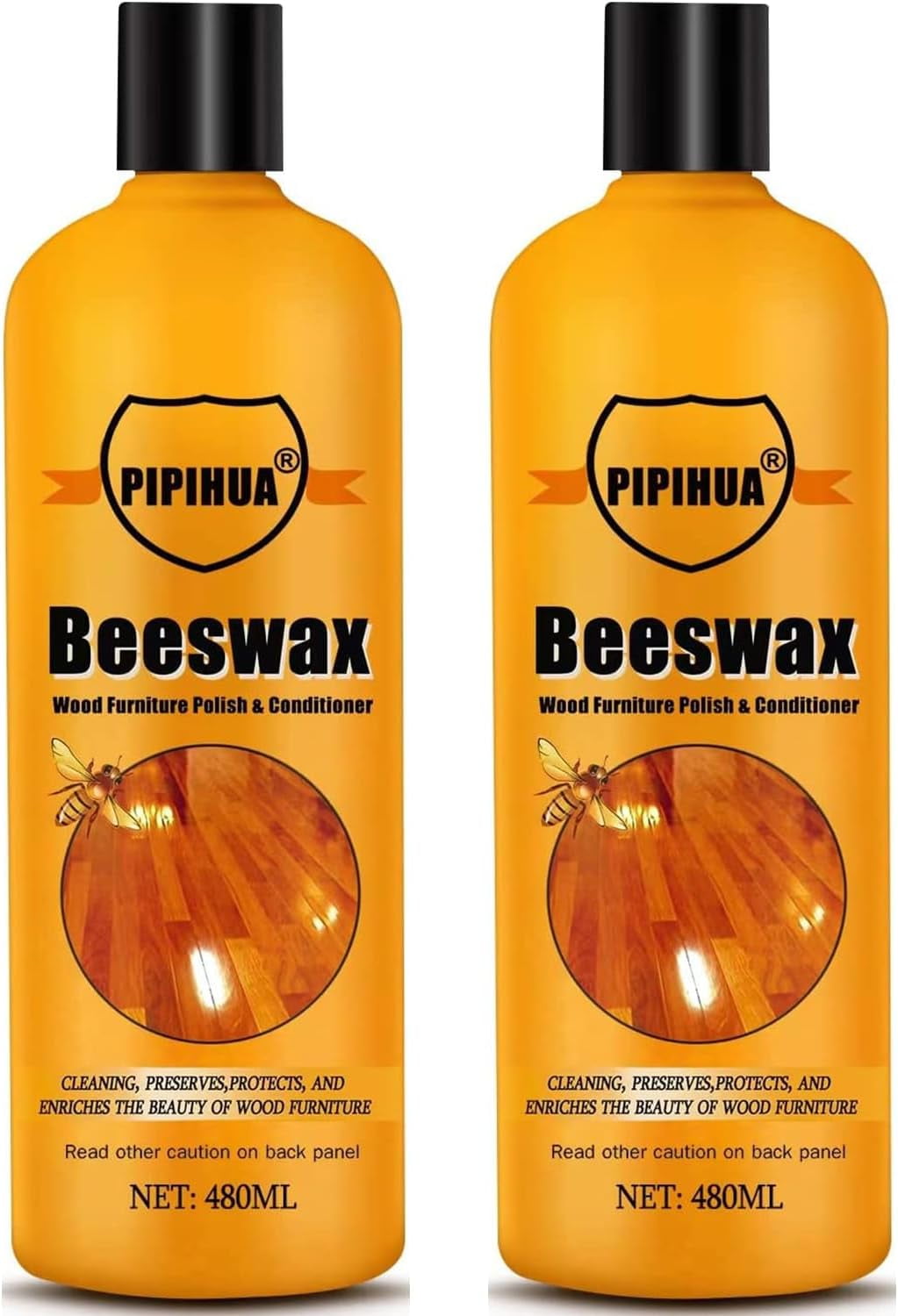 Beeswax Polish and Conditioner for Wood Furniture - Waterproof ...
