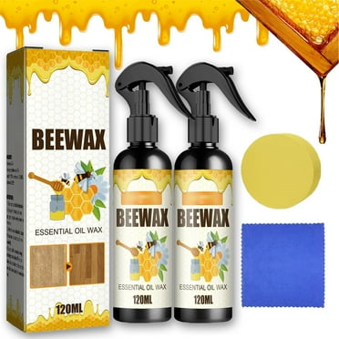3Pcs Natural Beeswax Care Spray & Restorer, Bees Wax Polish and Cleaner ...