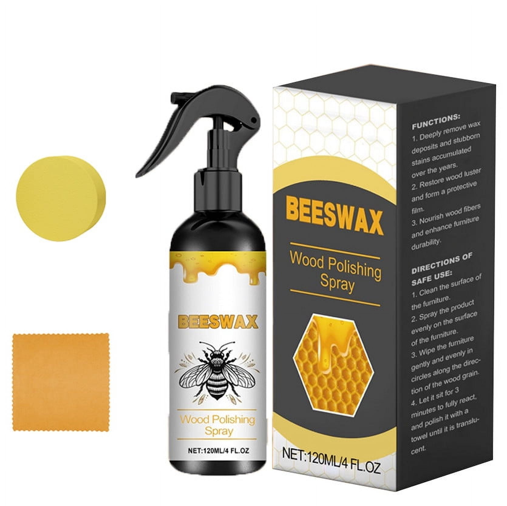 Beeswax Spray, Natural Beeswax Care Spray & Restorer, Beeswax Wood ...