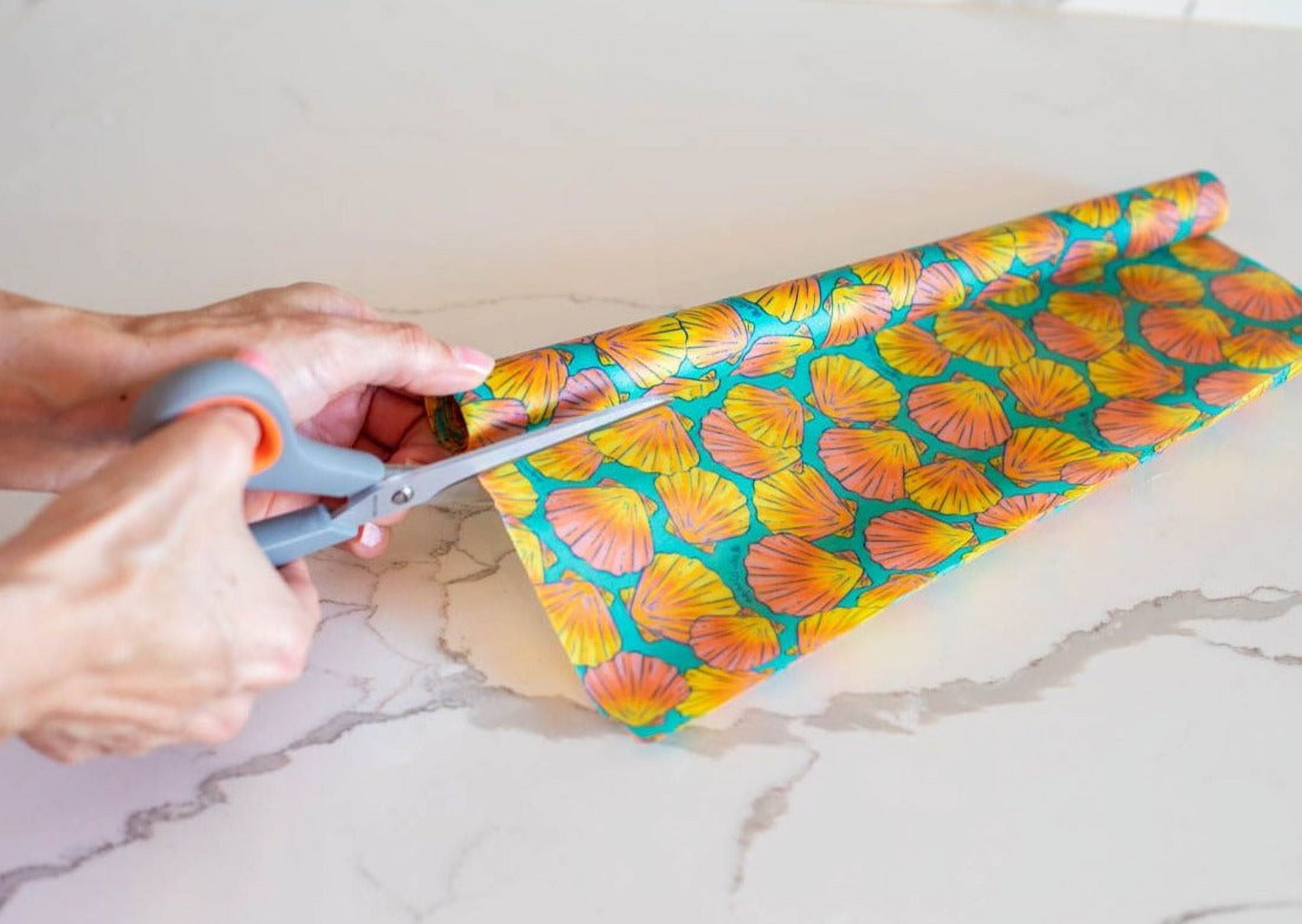 Beeswax Wrap Bulk Roll - Shells Print - Walmart.com