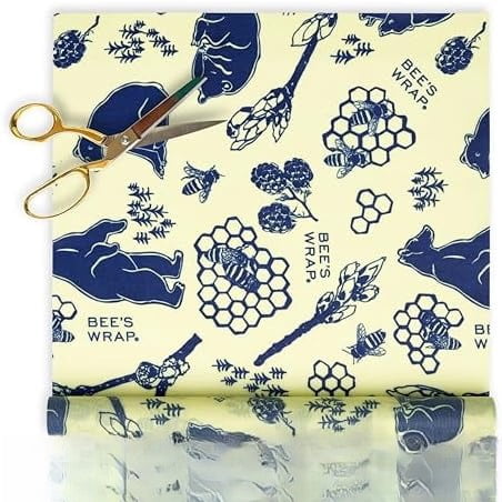 Beeswax Wraps for Food - Cut to Size 14x52" Wax Paper Roll - Made in ...