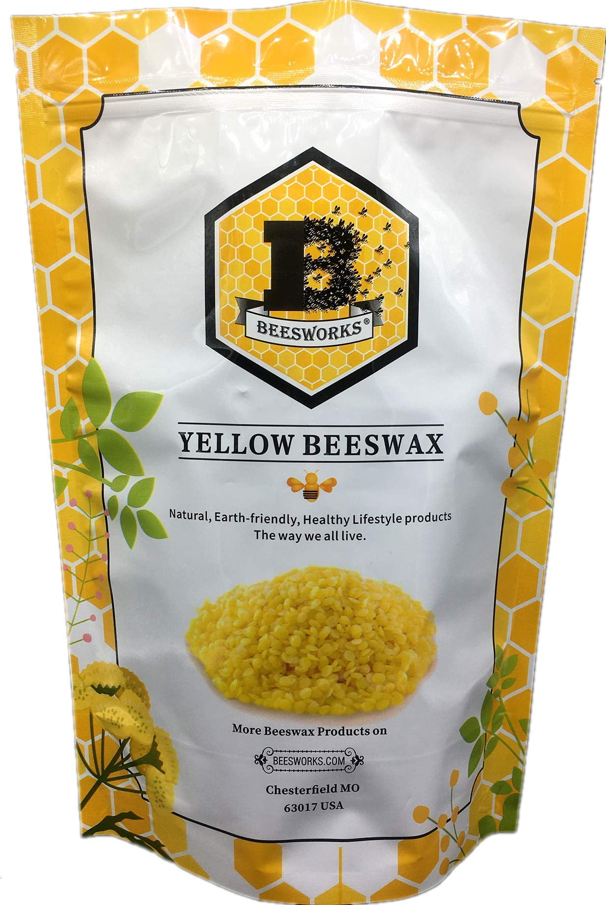 Beesworks Yellow Beeswax Pellets - 2 lb C65 - Walmart.com