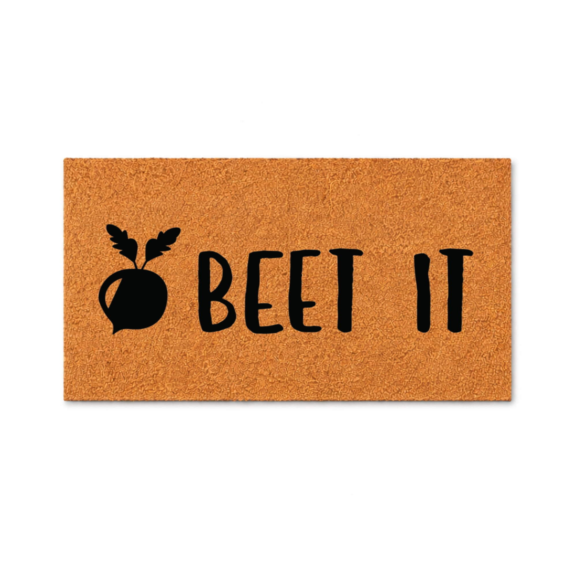 Beet It Doormat, Funny Welcome Mat, Vegetable Pun Door Mat, Kitchen ...