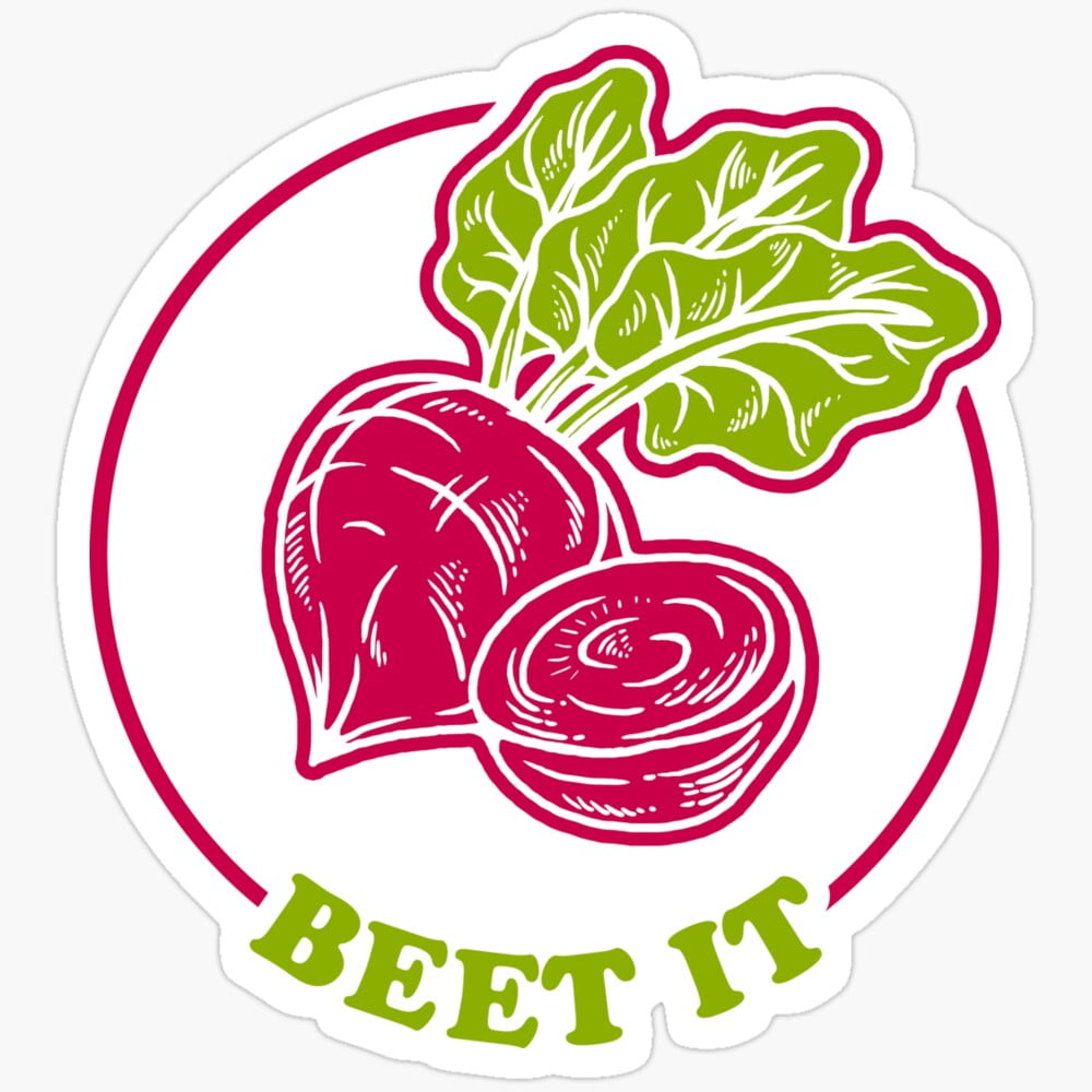 Beet It Sticker Phone Decal Water Bottle Stickers Car Decals, Laptop ...