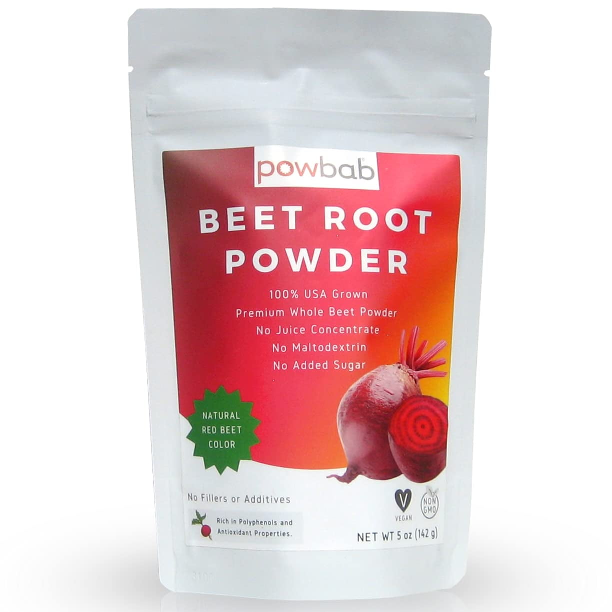 Beet Root Powder - 100% USA Grown Organic Beets Powder. No Maltodextrin ...