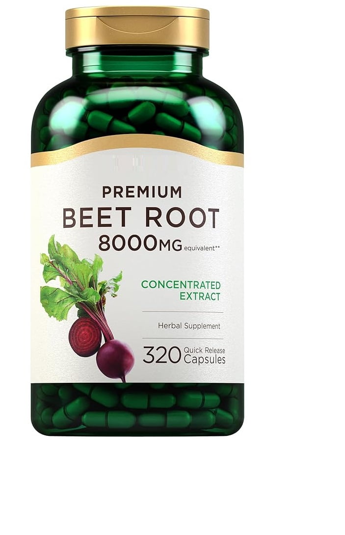 Beet Root Powder Capsules 8000mg 320 Pills Concentrated Extract Non-GMO ...