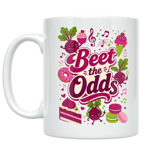 Beet the Odds Dessert Design - Healthy Indulgence Lover - 11 oz Ceramic ...