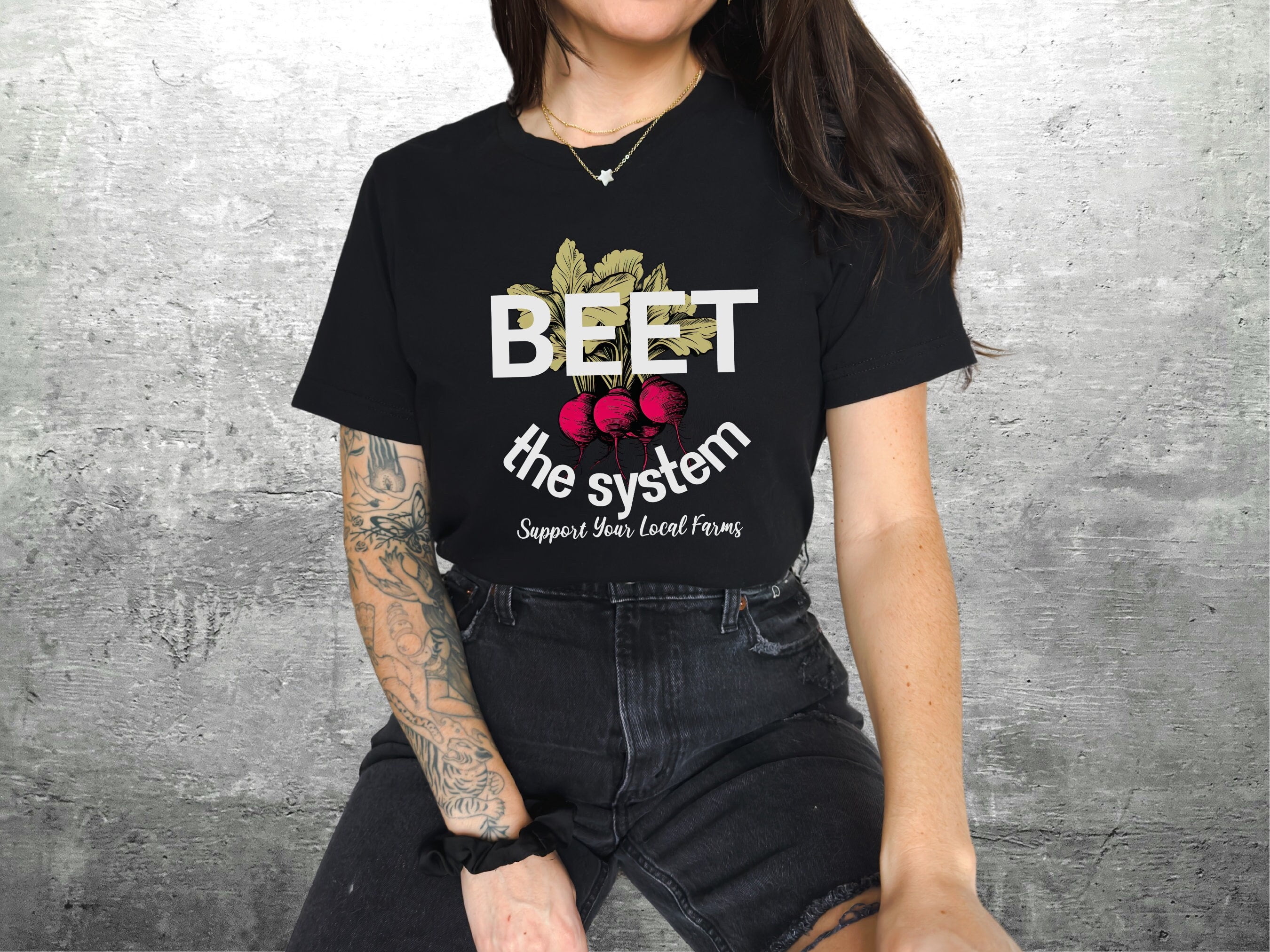 Beet the System, Gardening Shirt, Garden T-Shirt, Farmers Market, Beet ...