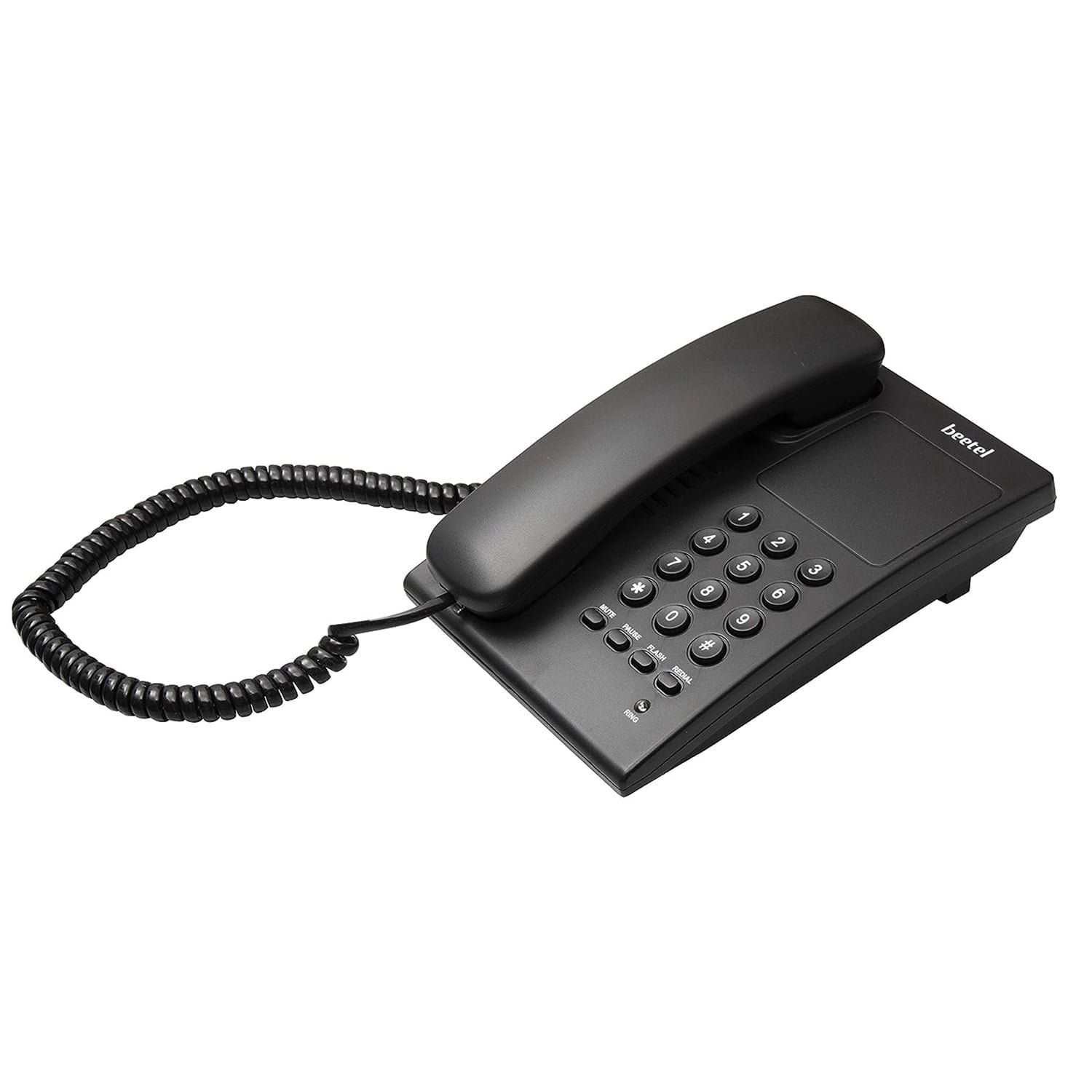 Beetel B17 Corded Landline Phone, Ringer Volume Control, LED for Ring ...