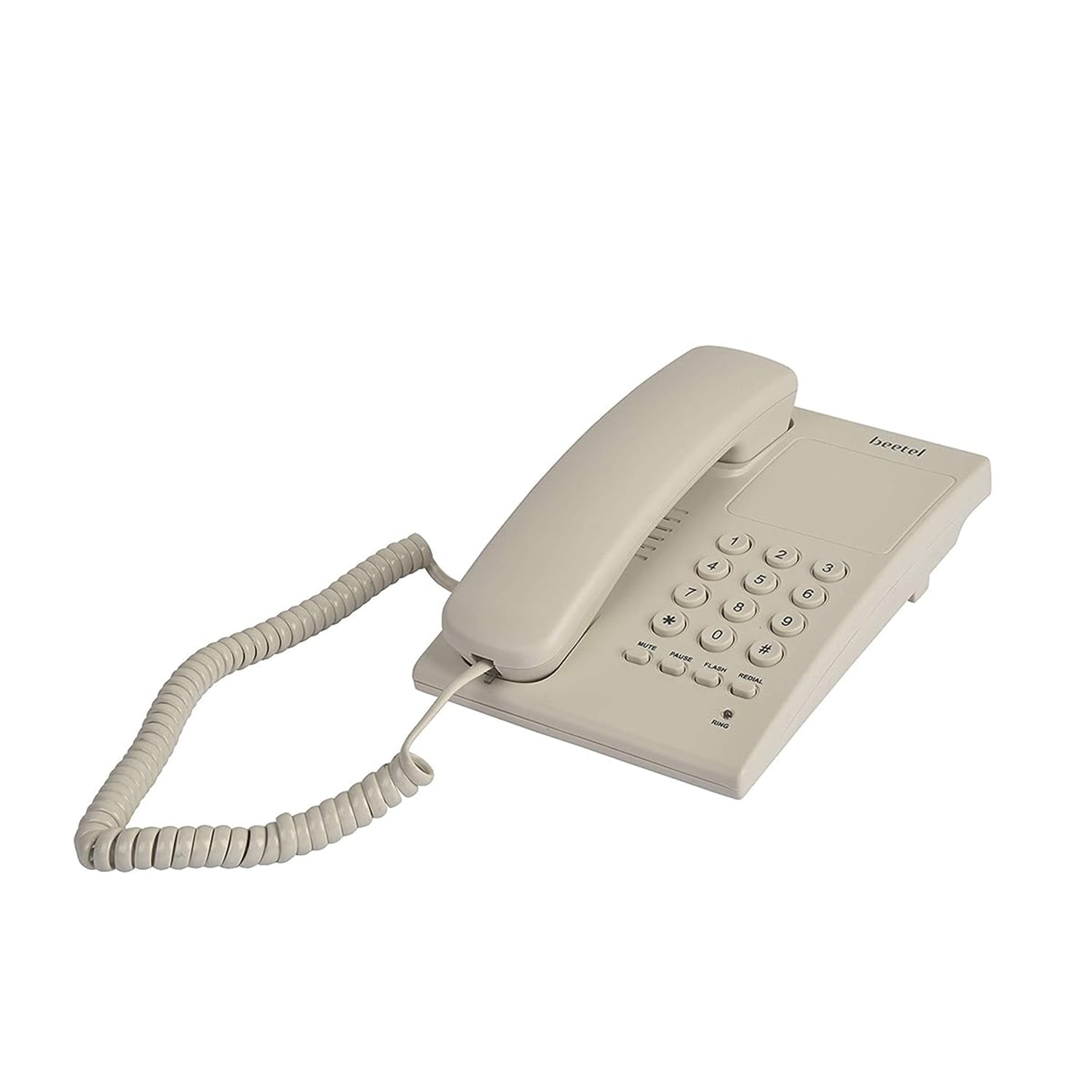 Beetel B17 Corded Landline Phone, Ringer Volume Control, LED for Ring ...