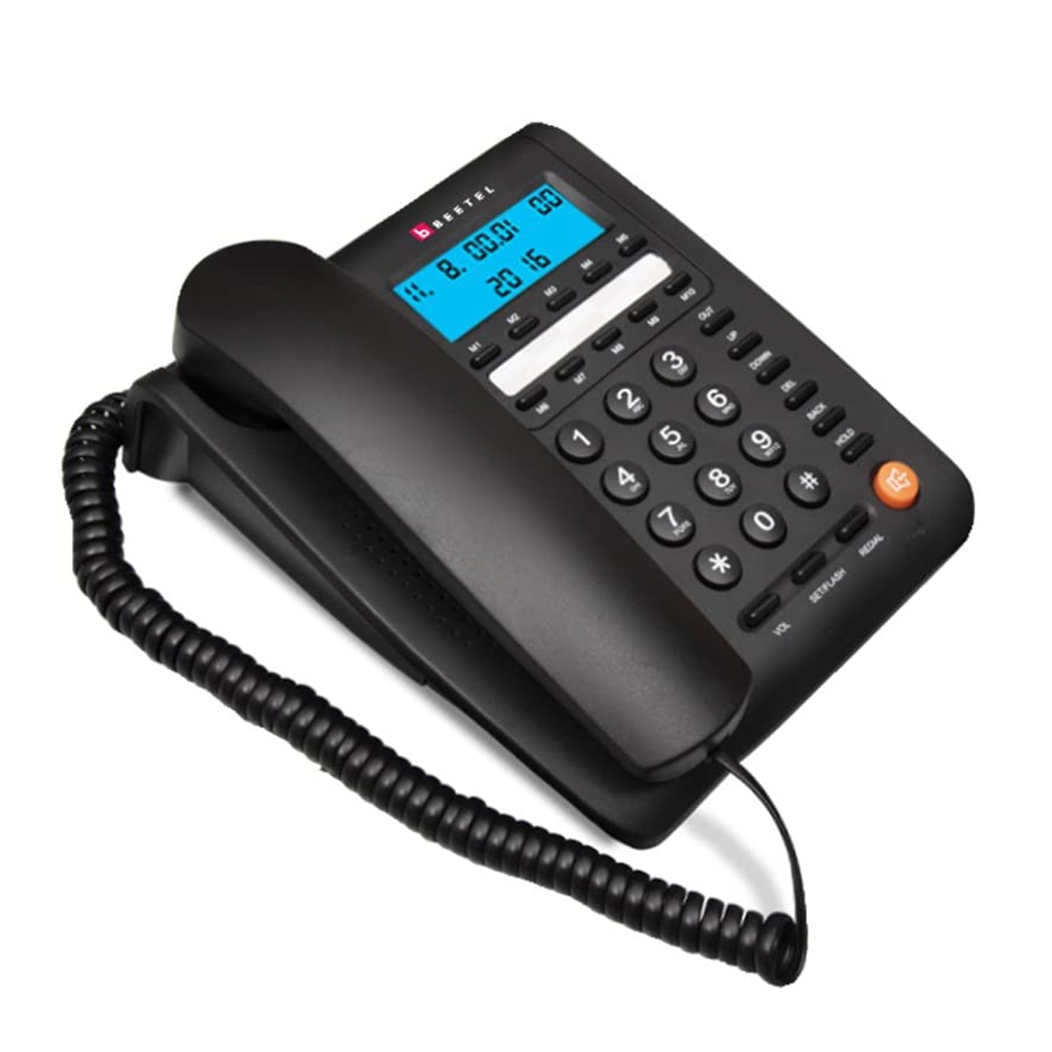 Beetel M59 Corded Landline Phone with Caller ID, LCD Display, 10 One ...
