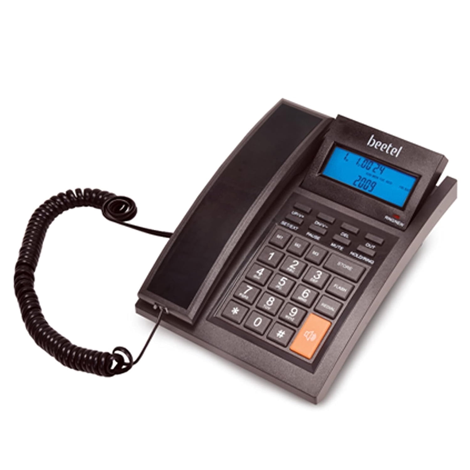Beetel M64 Caller Id Landline Phone with 16 Digit and Adjustable LCD ...