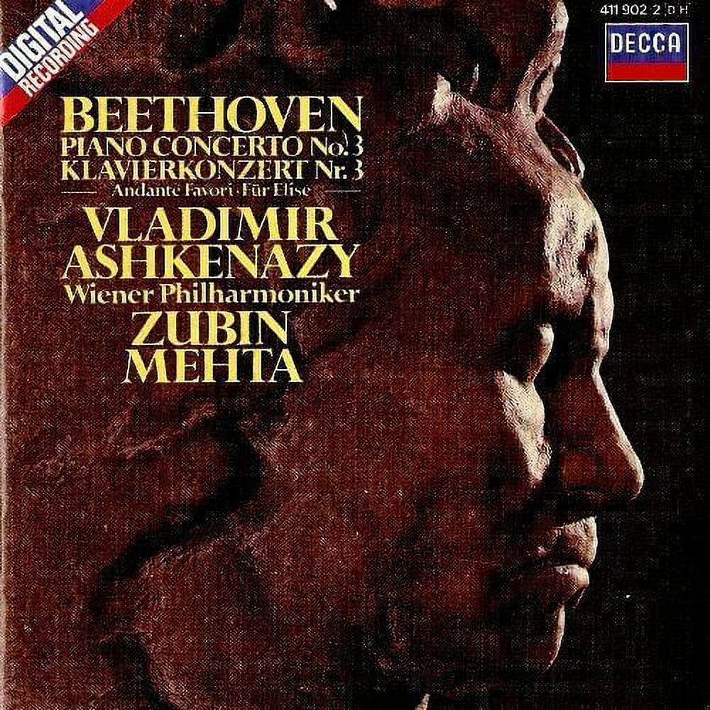 Pre-Owned Beethoven: Piano Concerto no 3, F√ºr Elise / Ashkenazy, Mehta by Vladimir Ashkenazy ...